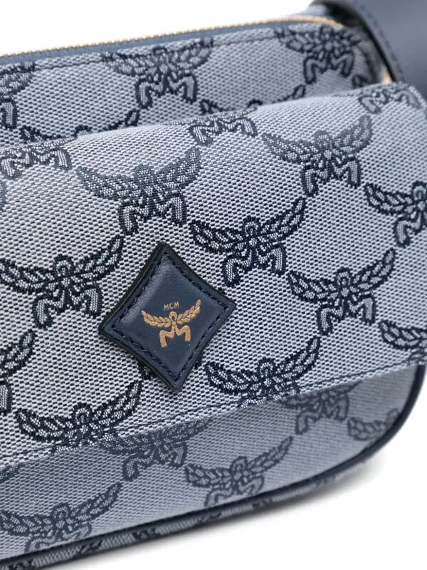 Mcm Small Himmel Lauretos-jacquard Belt Bag