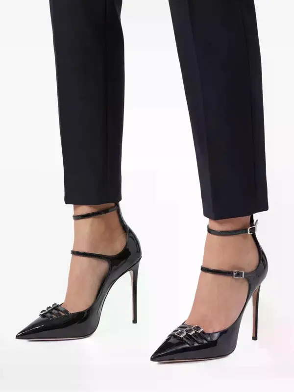 LE SILLA Morgana 120mm Leather Pumps