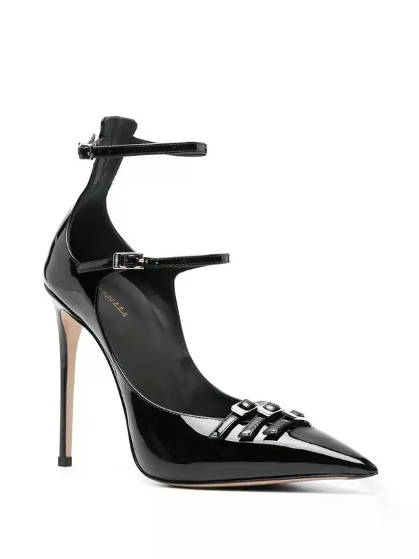 LE SILLA Morgana 120mm Leather Pumps