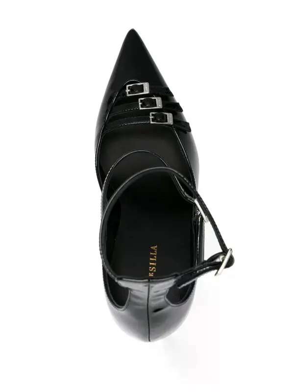 LE SILLA Morgana 120mm Leather Pumps