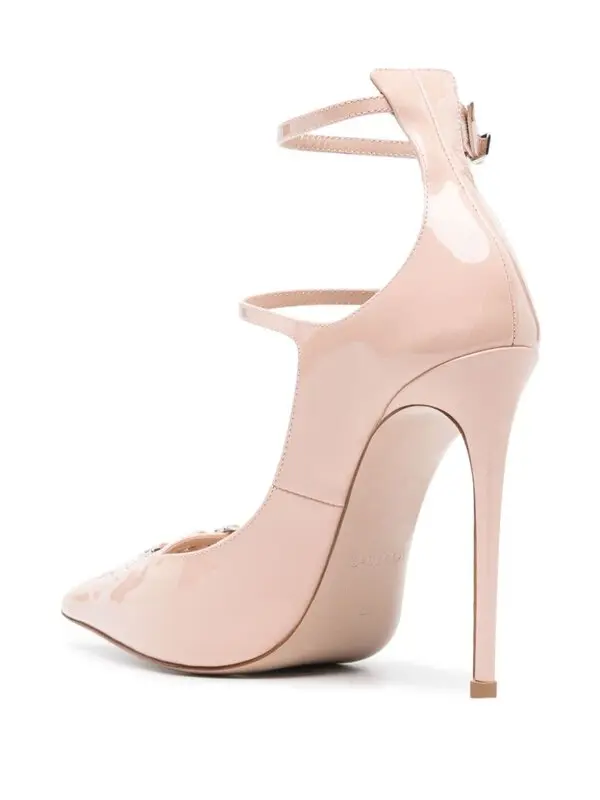 LE SILLA Morgana 120mm Leather Pumps - Pink