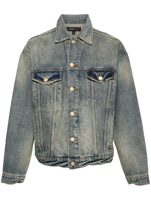 PURPLE BRAND P027 Denim Trucker Jacket