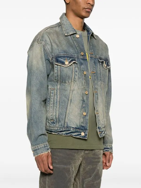 PURPLE BRAND P027 Denim Trucker Jacket