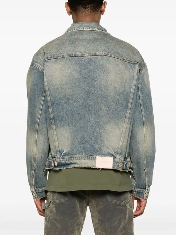 PURPLE BRAND P027 Denim Trucker Jacket