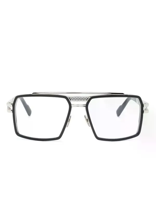 Cazal 6033 Square-frame Glasses - Silver