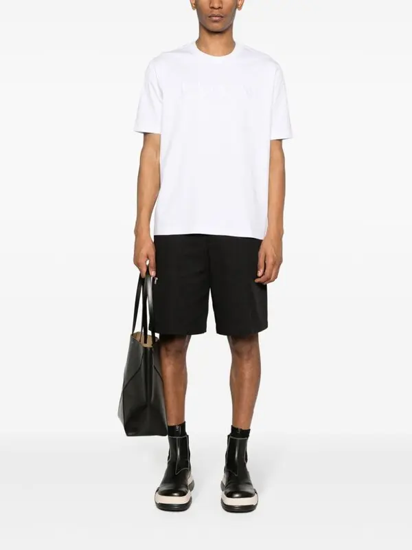 LANVIN Logo-embroidered Cotton T-shirt