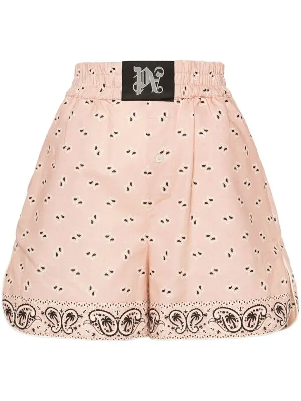 Palm Angels Paisley-print Boxer Shorts - Pink