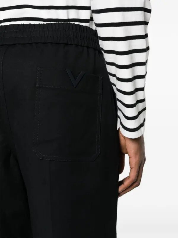Valentino Garavani Raised-seam Trousers - Blue