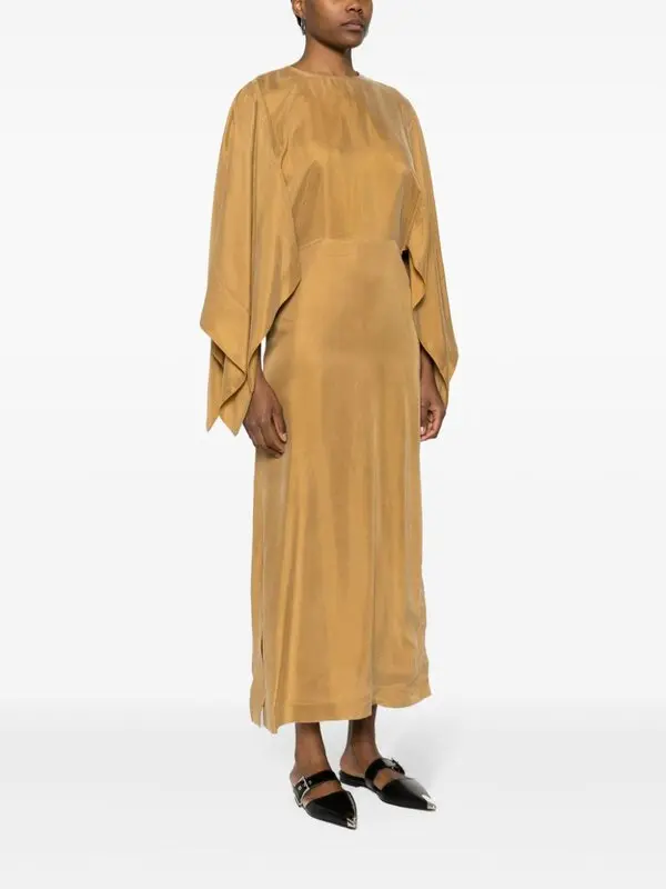 Rodebjer Dreana Twill Maxi Dress - Neutrals