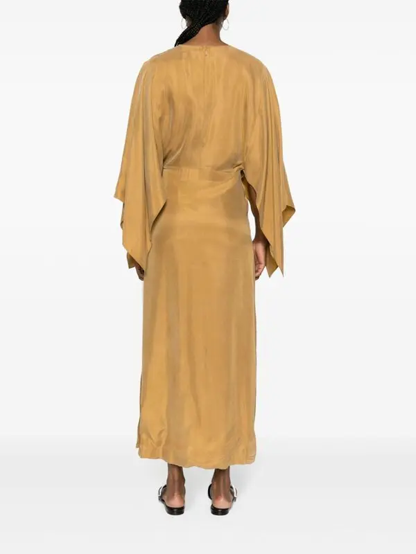 Rodebjer Dreana Twill Maxi Dress - Neutrals