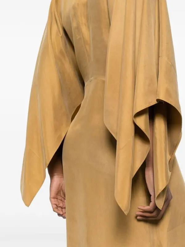 Rodebjer Dreana Twill Maxi Dress - Neutrals
