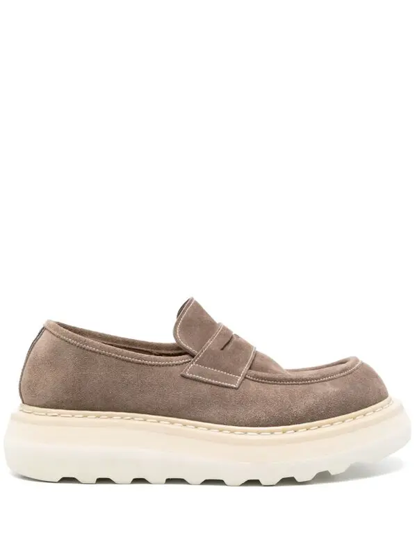 Premiata Penny Slot Detail Brown Leather Loafers - NWT Premiata Penny Leather Loafers - Brown - 30% Off | Editorialist main image 2