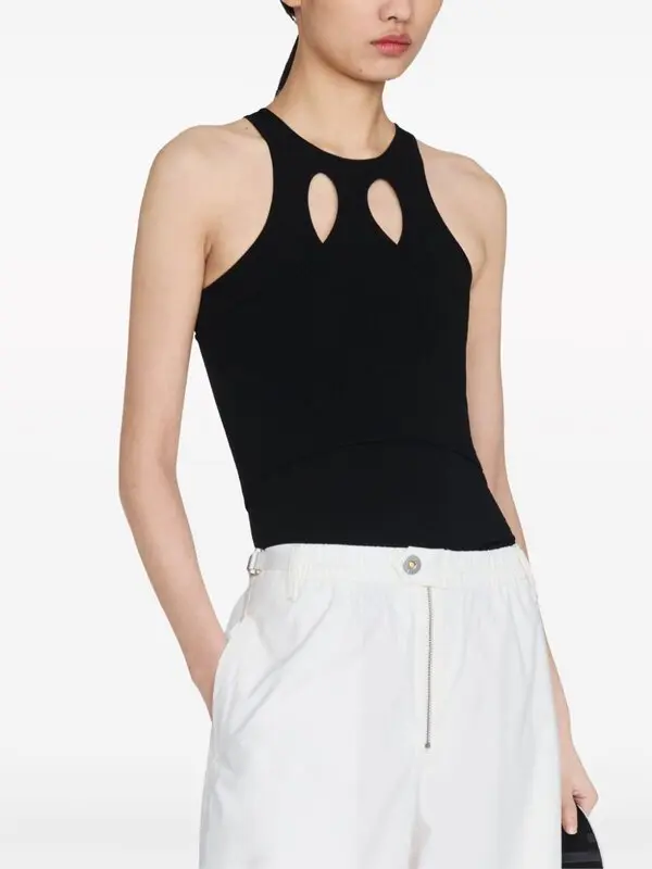DION LEE Mobius Loop Cut-out Tank Top