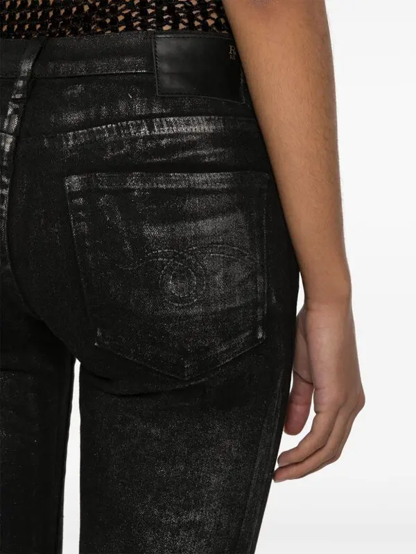 R13 Cropped Low-rise Jeans