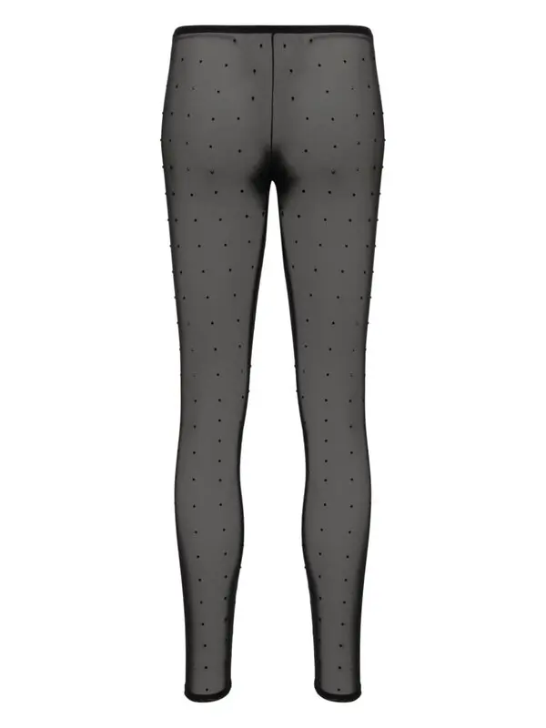 Dsquared2 Rhinestone-embellished Mesh Tights