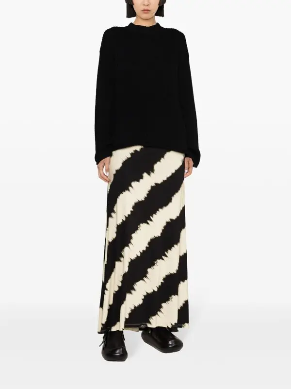 Alanui Ribbed Knit Jumper - Black