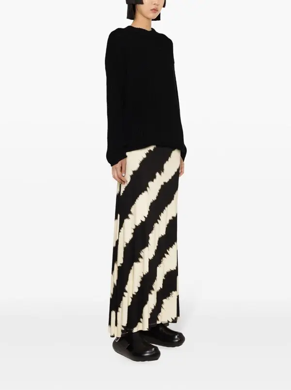 Alanui Ribbed Knit Jumper - Black