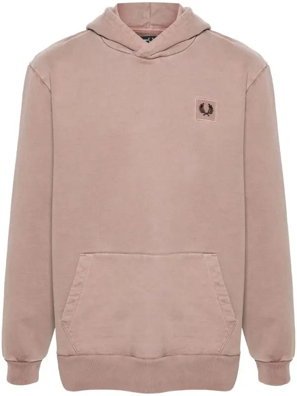 Fred Perry Logo-appliqué Hoodie