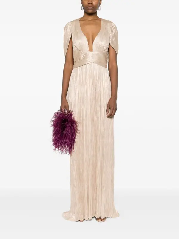 MARIA LUCIA HOHAN Laurel Plissé Gown