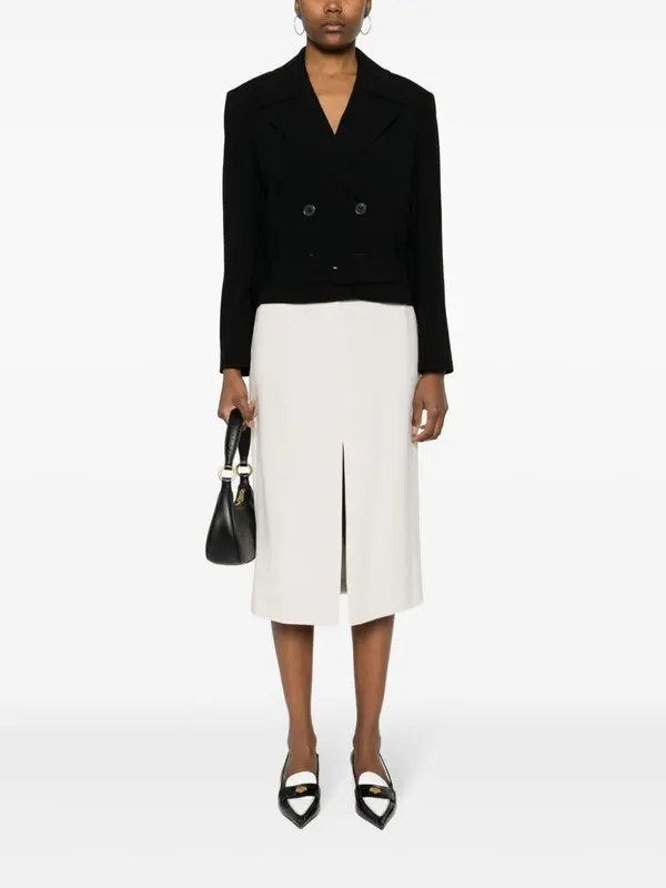 Theory Double-breasted Cropped Jacket