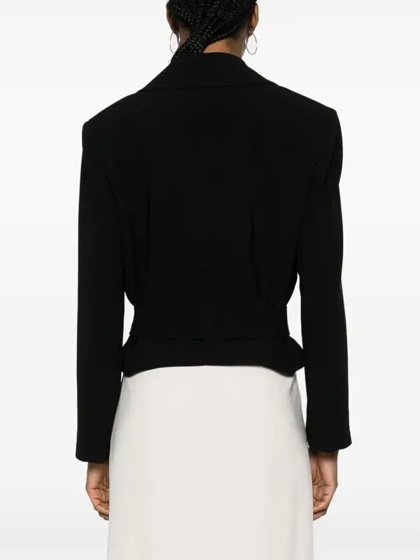 Theory Double-breasted Cropped Jacket