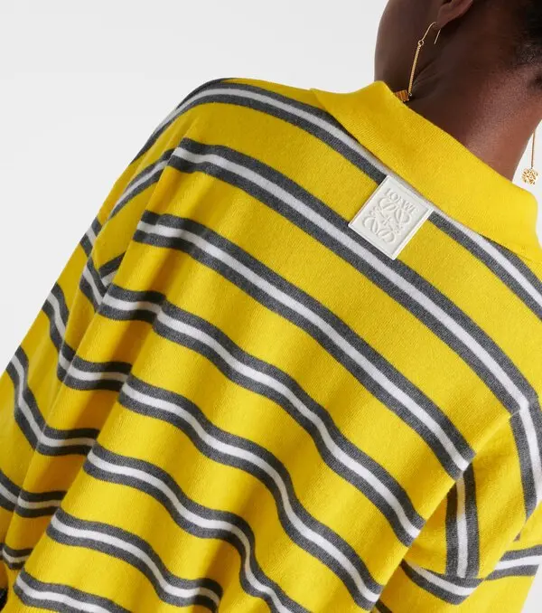 Loewe Striped Wool Polo Sweater