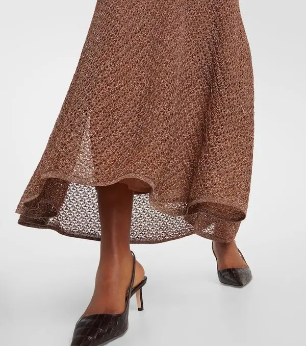 TOM FORD Open-knit Lurex® Maxi Dress