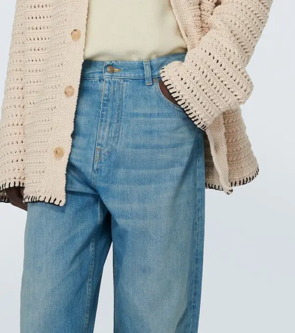 Alanui Kerala Mid-rise Straight Jeans