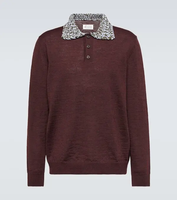 MAISON MARGIELA Wool Polo Sweater