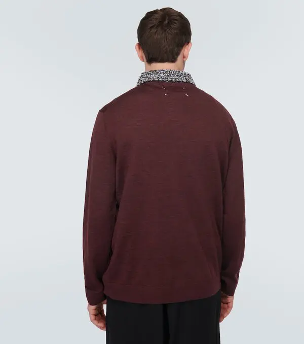 MAISON MARGIELA Wool Polo Sweater