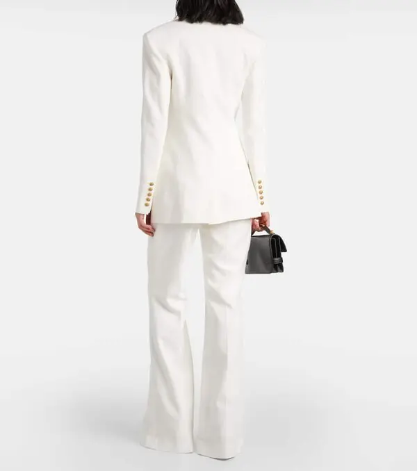 Balmain Single-breasted Blazer - White