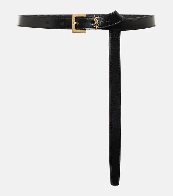 Saint Laurent Cassandre 20 Leather Belt