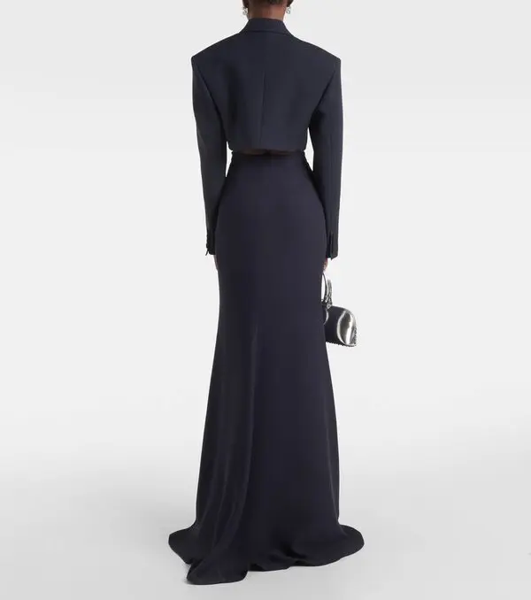 Valentino Garavani High-rise Maxi Skirt - Blue