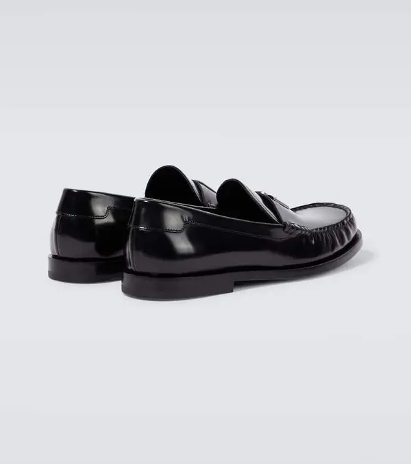 Dolce & Gabbana Dg Polished Leather Loafers