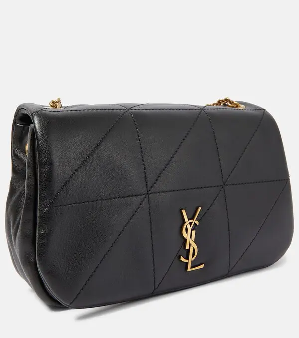 Saint Laurent Jamie 4.3 Leather Shoulder Bag - Black