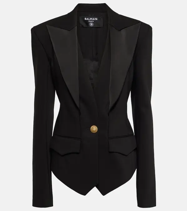 Balmain Single-breasted Blazer - Black