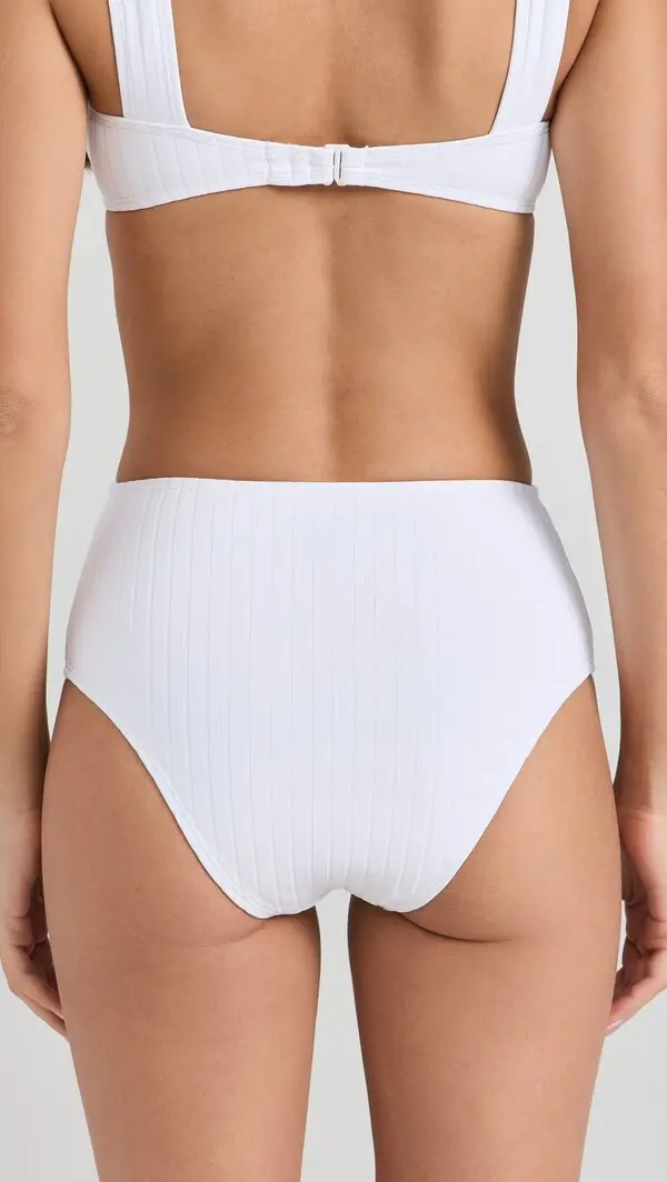 Solid & Striped The Lilo Bikini Bottoms - Marshmallow