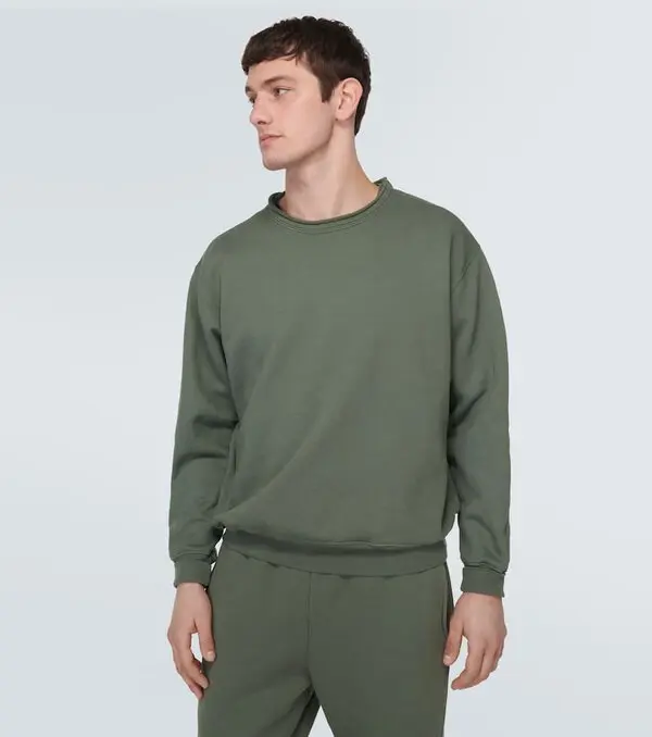 LES TIEN Cotton Jersey Sweatshirt