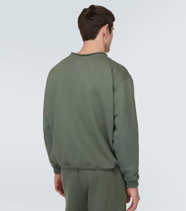 LES TIEN Cotton Jersey Sweatshirt