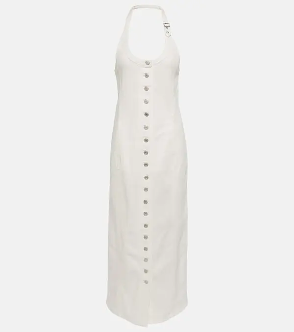 COURREGES Courrèges Multiflex Denim Midi Dress
