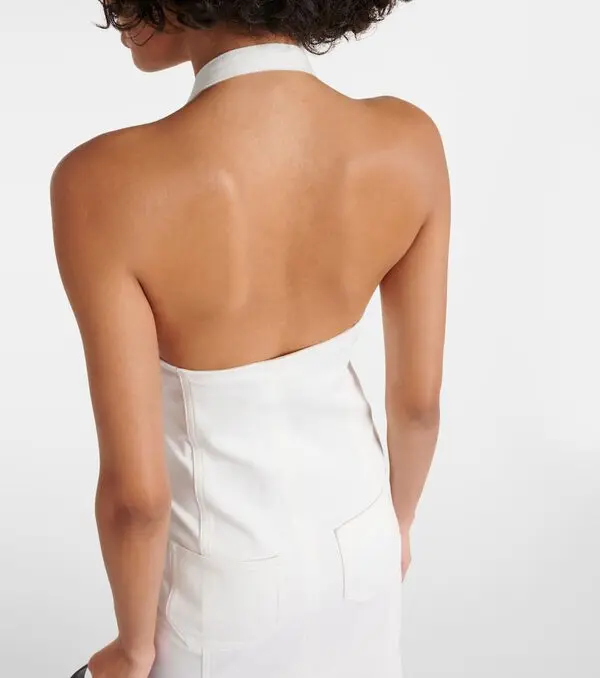 COURREGES Courrèges Multiflex Denim Midi Dress