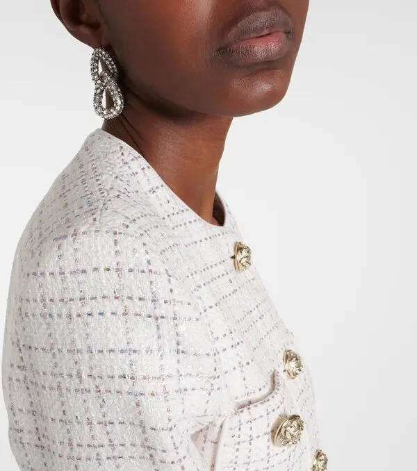 Elie Saab Embellished Tweed Jacket
