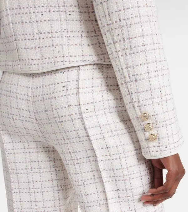 Elie Saab Embellished Tweed Jacket