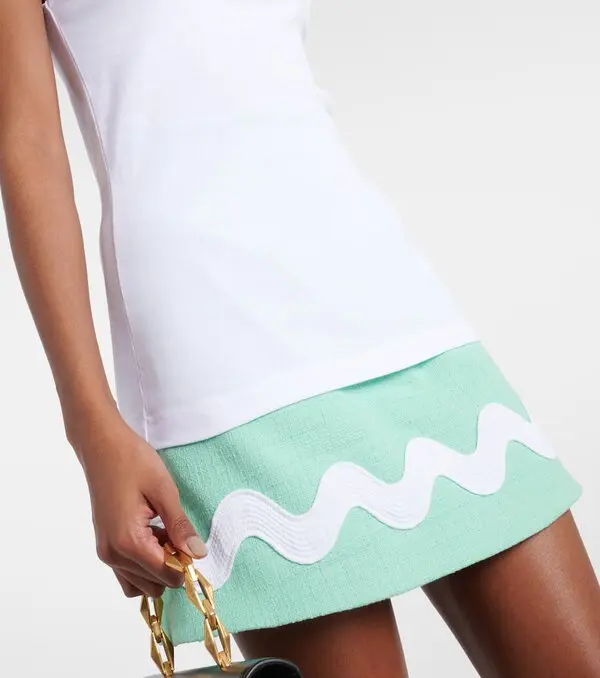 PATOU Logo Cotton Tank Top - White