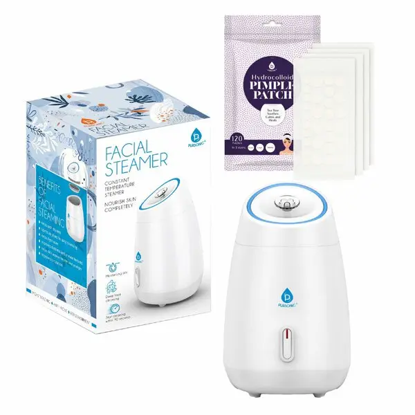 PURSONIC Advanced Facial Steamer & Hydrocolloid Pimple Patch Set - Open Miscellaneous