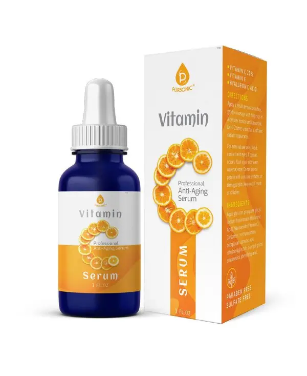 PURSONIC Vitamin C Serum - Blue Bottle