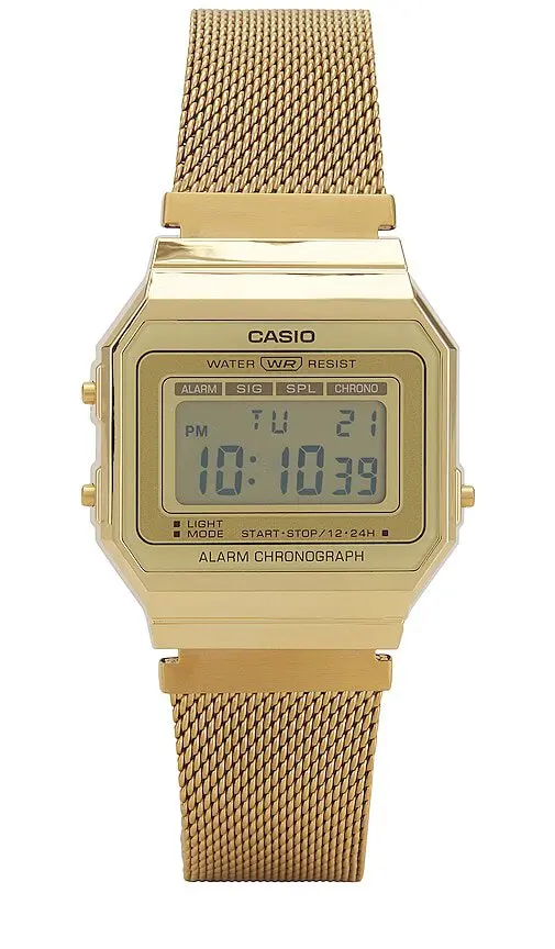 Casio Digital Watch - Stainless Steel Gold