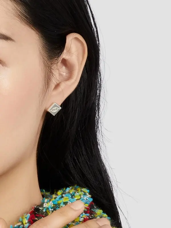 Gucci Tag Earrings