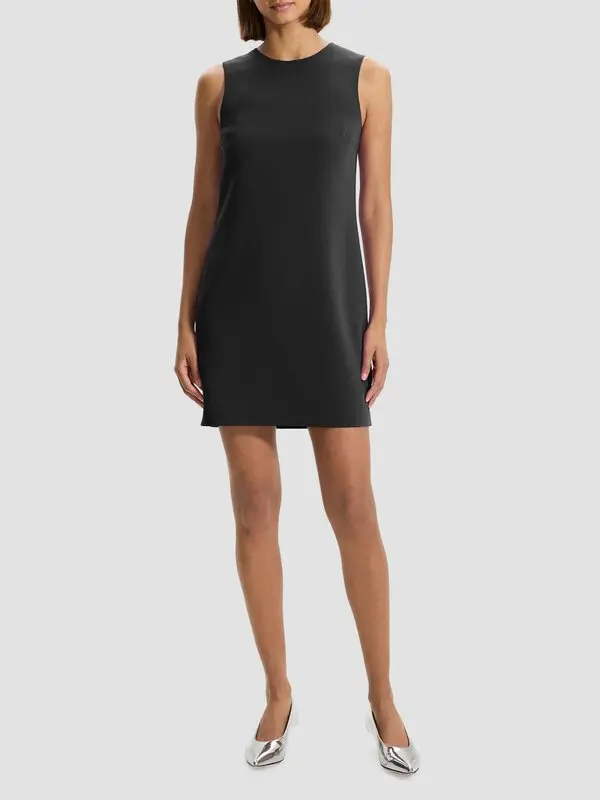 Theory Crepe Shift Minidress