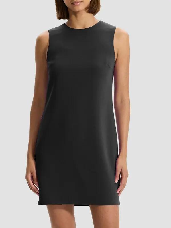 Theory Crepe Shift Minidress